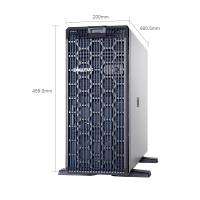 China Dell T550 Server Tower with 16 DDR4 LRDIMM Slots and Intel Xeon Silver 4310 H755 DVDRW for sale