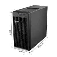 China Small Form Factor Dell T150 Xeon E-2314 2.8GHz Processor 8G 1T SATA DVDRW Mini Server for sale