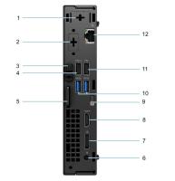 China Powerful Dell Optiplex MFF Micro Desktop Computer Intel B660 Chipset 8G DDR4 RAM 256G SSD for sale