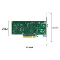 China 10Gbps PCI EXPRESS Dual-Port SFP Server Fiber Network Card Intel 82599ES Chipset X520 for sale