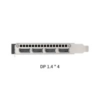 China RTX A4000 16GB GPU Computer Parts Video Card for PC Server Form Factor 4.4