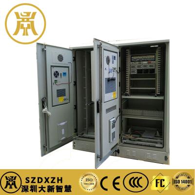 China IP55 Waterproof Two Bay Outdoor Power Cabinet Metal Electrical Cabinet With Power Distribution for sale