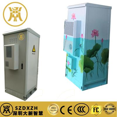 China 19 Inch 3U Outdoor Telecom Cabinets Weatherproof Data Cabinet With Energy Backup System for sale