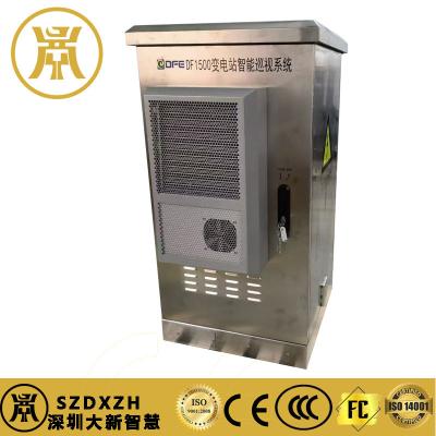 China Stainless Steel Outdoor Communication Cabinet With Air Conditioning For Substation Intelligent Patrol System for sale