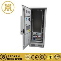 China Floor Mount 40U Outdoor Telecom Cabinets Equipment Cabinet With Water And Smoke Sensors for sale