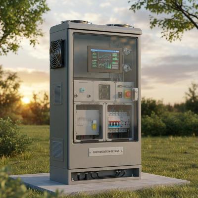 China Customization Options Outdoor Power Distribution Cabinet Featuring Environment Monitoring System Ensuring Power Control for sale