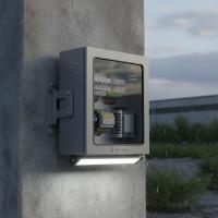 China LED Lamp Outdoor Power Cabinet Wall Mount 50HZ Customized Frequency Electrical Enclosure for Power Distribution and Protection for sale