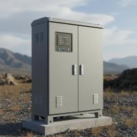 China Environment Monitoring System Equipped Outdoor Electrical Power Enclosure 750mm 750mm 1750mm Weather Resistant Cabinet for sale