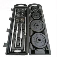 China Universal Safe Cast Iron Dumbbell Set 50KG Barbell Dumbbell Set OEM for sale