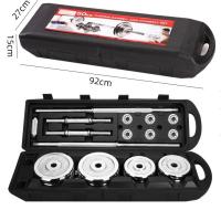China Universal Safe Cast Iron Dumbbell Set 50KG Barbell Dumbbell Set OEM for sale