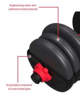 China Multifunctional Cement Dumbbell Barbell Sets Dumbbell Barbell Kettlebell Set For Men for sale