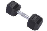 China Customized LOGO Men Women Rubber Hex Dumbbell 2.5kg 12.5kg 22.5kg for sale