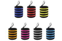 China Custom Logo Sports Protective Gear Nylon Webbing Weight Lifting Wrist Wraps for sale