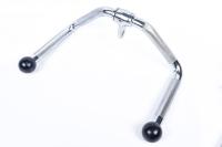 China Stainless Steel TPR Lat Pull Down Barbell Handle Gym Cable Attachments for sale