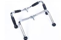 China 90cm Olympic Barbell Bar Pull Rod Biceps Tricep Handle Bar Gym Fitness Accessories for sale