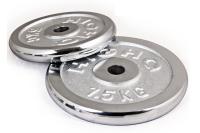 China 2.5kgs Gym Training Chrome Weight Plates Barbell Dumbbell Plates With 30mm Hole for sale