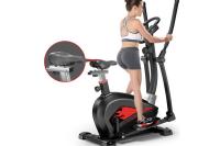 China Magnetically Controlled Workout Training Equipments Silent Indoor Fitness Elliptical for sale