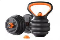 China Multi Function Gym Fitness Dumbbell Barbell Sets With Cement for sale