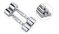 China High Chrome Steel Round Head Dumbbell 2KGS 3KGS 4KGS Weight Lifting Dumbbell for sale