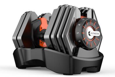 China Anti Rust Black Gym Fitness Dumbbells 15kg Adjustable Dumbbell OEM for sale