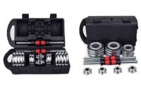 China Odorless Chrome Dumbbell Set 15kg Professional Commercial Bodybuilding Gym Equipment for sale