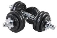 China OEM Weightlifting Dumbbell Barbell Sets Gym Cast Iron Dumbbell Set 20kg for sale