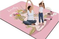 China Multifunctional Foldable Yoga Gym Stuff Custom Logo Non Toxic Cork TPE Yoga Mat for sale