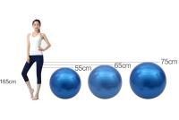 China Massage Balance Rubber Stability Yoga Gym Stuff Anti Burst Multicolor Fitness Yoga Ball for sale