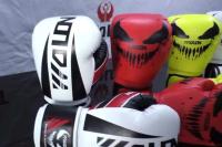 China OEM Logo Leather Boxing Gym Equipments 6OZ 10OZ Professional Boxing Gloves for sale