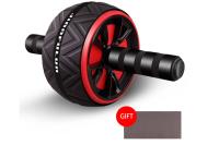 China Unisex Abdominal Rollers Fitness AB Wheel Muscle Exercise With Free Knee Mat for sale
