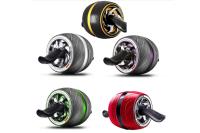China Home Gym Plastic Fitness AB Wheel Abdominal Wheel Roller With Mat for sale