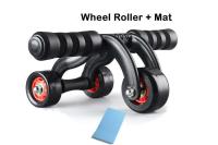 China Portable Strong Grip Abdominal Trainer Roller Home Fitness Exercise Equipment for sale