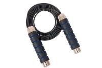 China Oem Flexible Wire Adjustable Weighted Jump Rope With Soft Handle for sale