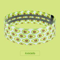 China Customized 33cm Hip Resistance Band Flat Elastic Yoga Latex for sale