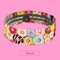 China Customized 33cm Hip Resistance Band Flat Elastic Yoga Latex for sale