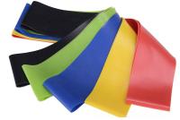 China Custom Logo 600mm Long Resistance Bands Exercise Latex Gym Fitness Yoga for sale