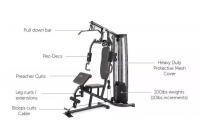 China Comprehensive Oem Multi Functional Trainer Smith Machine Commercial Gym for sale