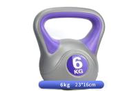 China Men And Women'S 2kgs Home Fitness Kettlebell Plastic Filled With Cement for sale