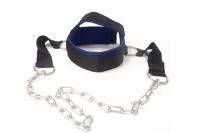 China Shoulder Strength Training 35.5 Inch Weight Neck Harness Head Trainer Fitness Accessories for sale