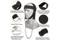 China Fabric Steel Boxing Gym Equipments Neck Head Harness Exercises Weight Lifting Training for sale