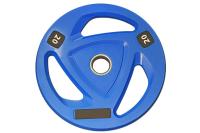 China 5kg Fitness Weight Plates Pu Rubber Coated Gym Exercises for sale