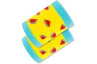 China Colorful Youth Football Wristbands Home Sports Medium Size Yellow Blue for sale