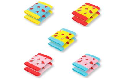 China Colorful Youth Football Wristbands Home Sports Medium Size Yellow Blue for sale