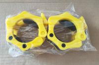 China Nylon Safety 50mm Dumbbell Buckle Oem Logo Printed For Gym Exercise for sale