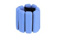 China Adjustable Gym Detachable Silicone Weight Bracelets Wearable With 1 Lbs Weight for sale