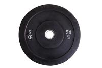 China Full Rubber Gym 15kgs Weight Lifting Plates Commercial Set Black for sale