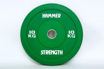 China Colorful 10kgs Plastic Barbell Plates With Stainless Steel for sale