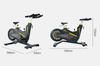 China Luxury Silent Commercial Spinning Bike Magnetically Controlled Gym Exercise Equipment for sale