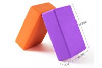 China Flexible Recycled Yoga Blocks Wear Resistant 12 Edge Cutting for sale