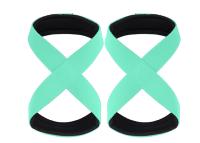 China Custom Logo Padded Gym Wrist Straps Weight Lifting Strap Sports Wrist Bandage for sale